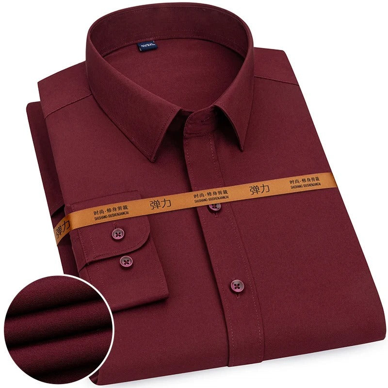 Premium Maroon Dress Shirt – Hash Club